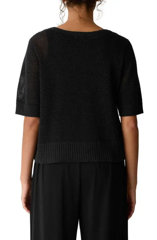 Eileen Fisher Waffle Knit Sweater