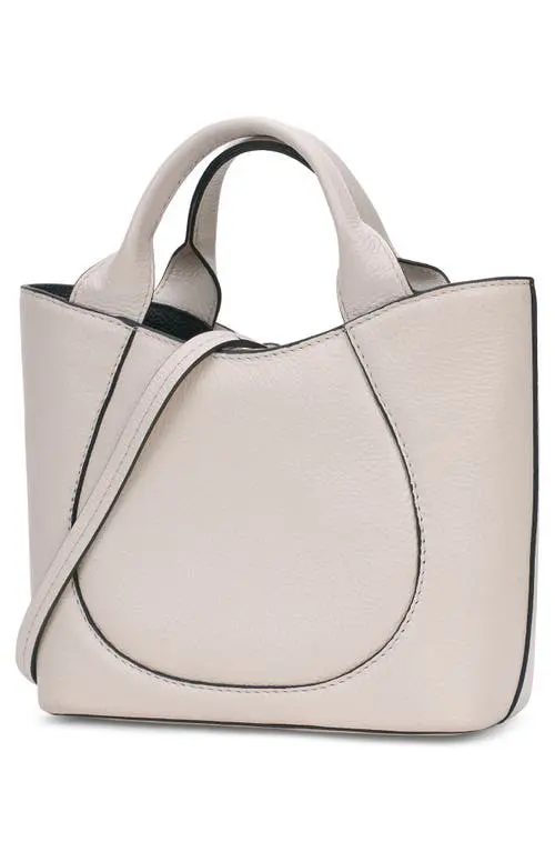 BEHNO Katrina Mini Leather Tote - Pumice