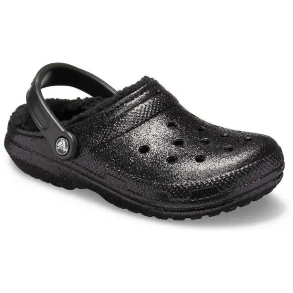 CROCS Classic Glitter Lined Clogs