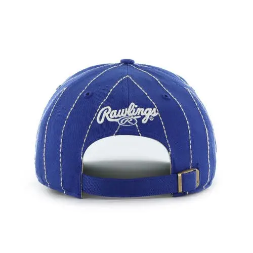 '47 47 Rawlings Kansas City Royals Pinstripe Hitch Adjustable Cap - Royal