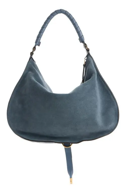 Chloé Medium Marcie Suede Shoulder Bag