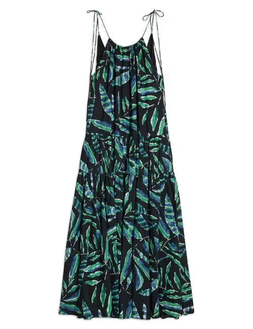 ALBARAY Painterly Palm Maxi Dress
