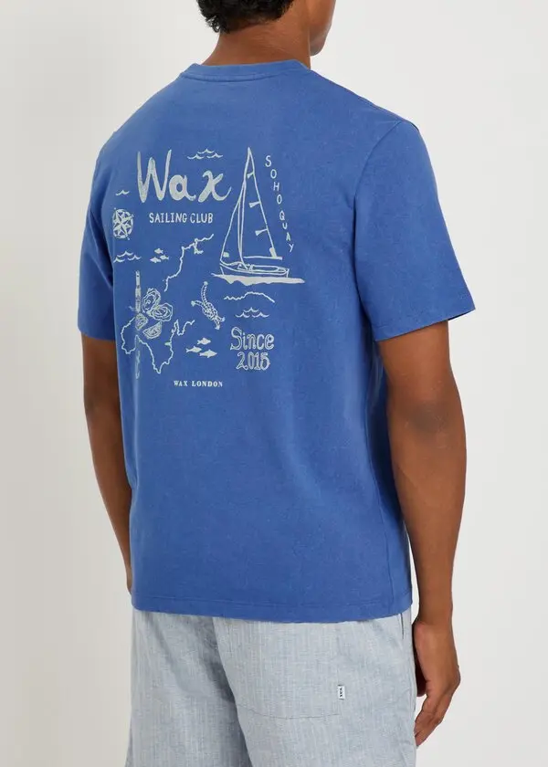 WAX LONDON Dean Printed Cotton T-shirt