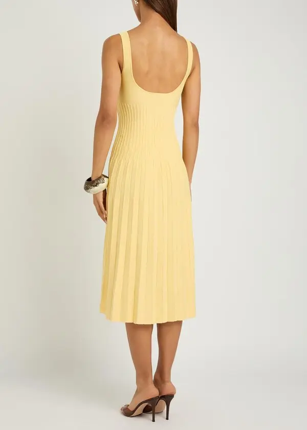 Staud Ellison Knit Midi Dress