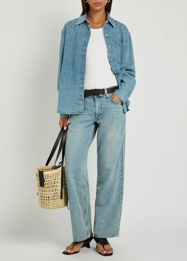 Rag & Bone Saige Low-rise Straight-leg Jeans