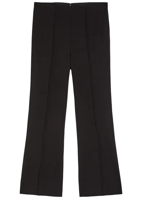 Rag & Bone Irina Cropped Flared-leg Trousers - Black
