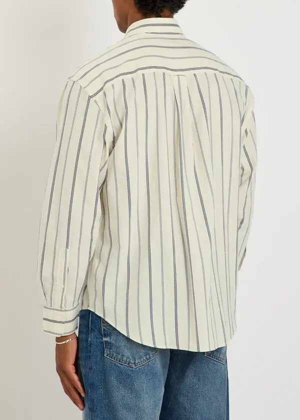 Gant Striped Cotton-poplin Shirt