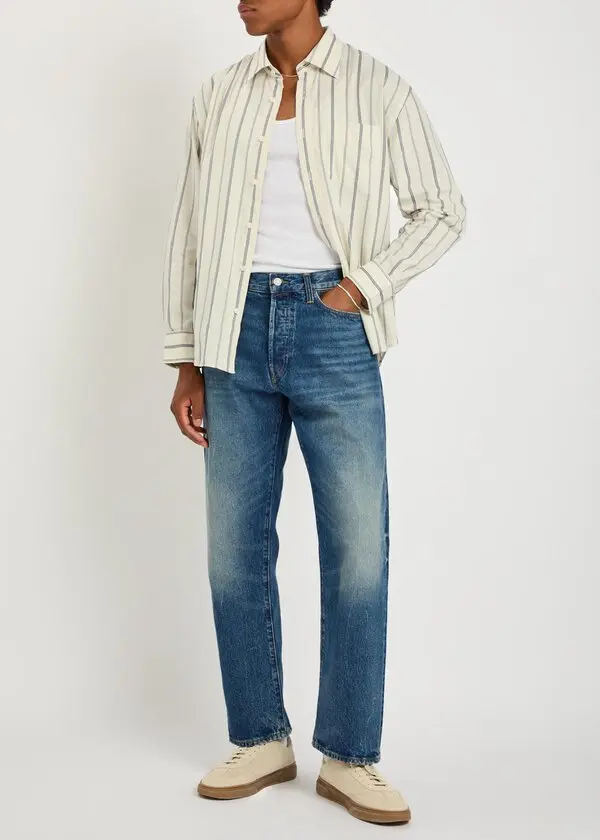 Gant Striped Cotton-poplin Shirt