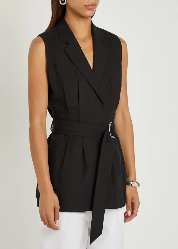 Rag & Bone Mandi Belted Woven Vest