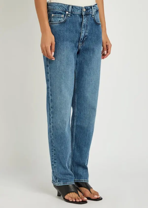 Rag & Bone Harlow Ankle Straight-leg Jeans