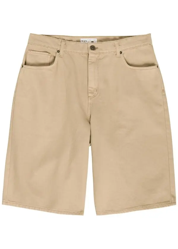 WAX LONDON Luca Cotton-twill Shorts