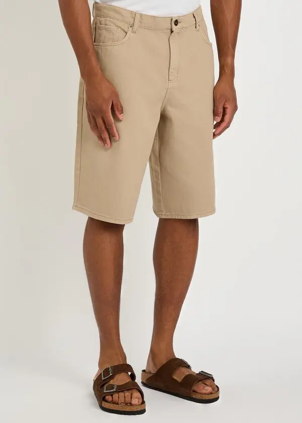 WAX LONDON Luca Cotton-twill Shorts