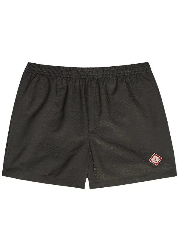 Casablanca Logo-appliquéd Monogram Shell Swim Shorts