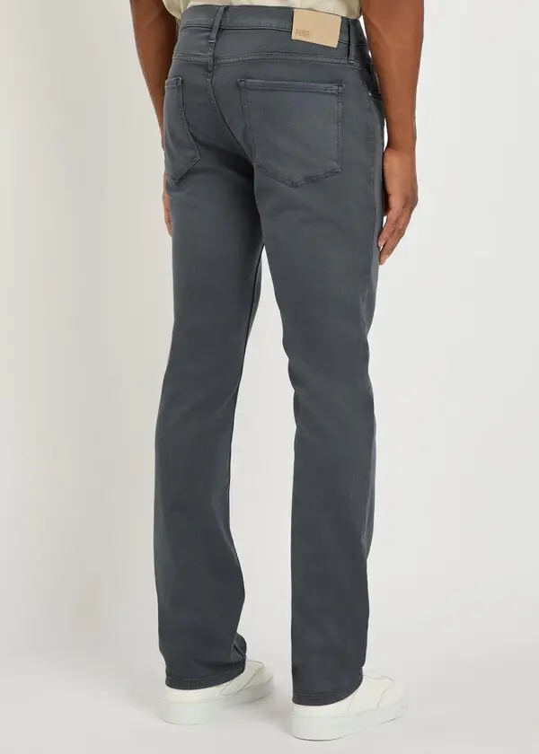 Paige Federal Slim Straight-leg Jeans In Vintage Onyx Blue