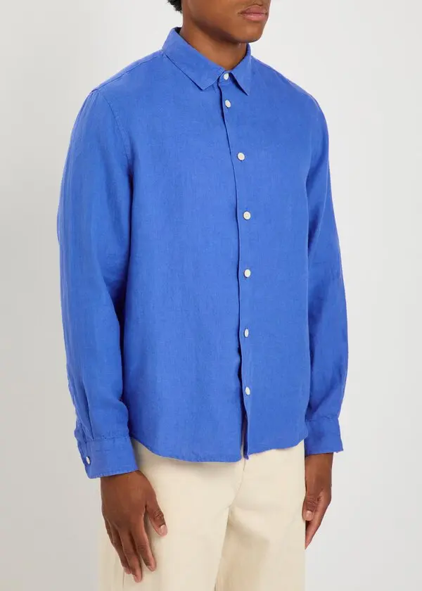 WAX LONDON Dartford Linen Shirt
