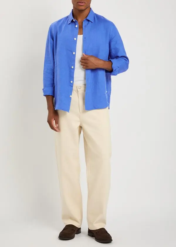 WAX LONDON Dartford Linen Shirt