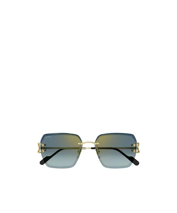 Cartier Square Frame Sunglasses - Gray