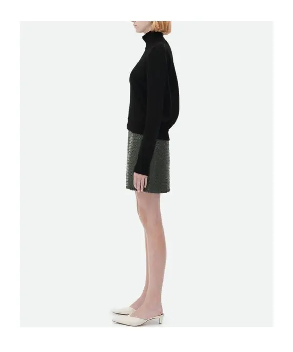 Bottega Veneta Turtleneck Sweater With Back Balloon Structure