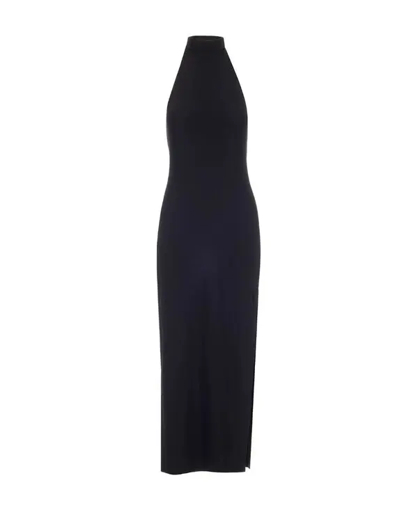Norma Kamali Open-back Long Dress