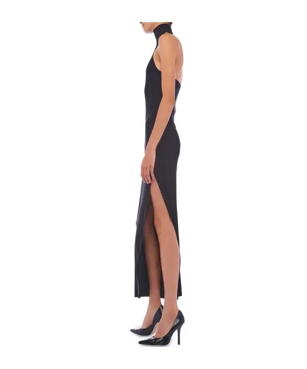 Norma Kamali Open-back Long Dress
