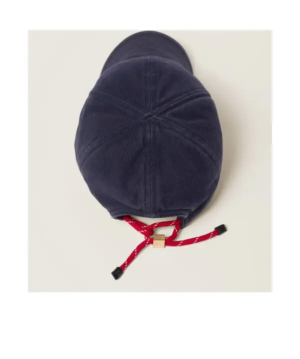 Miu Miu Logo Embroidered Baseball Cap