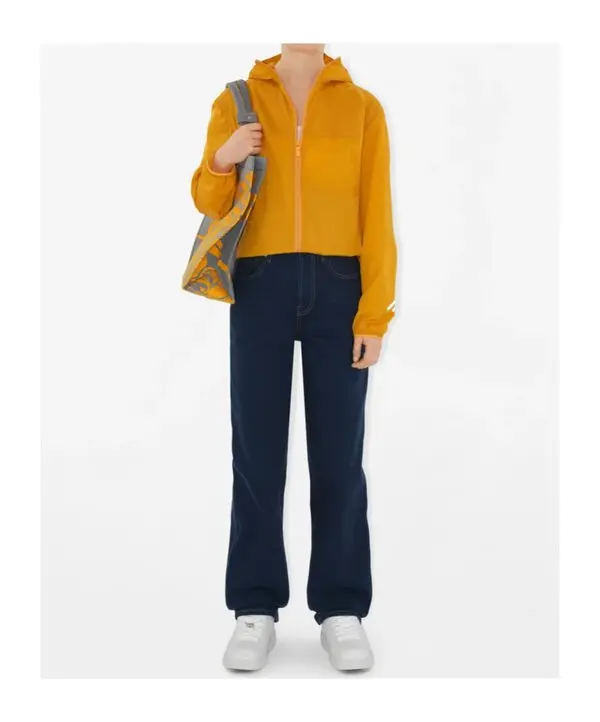 Burberry Hooded Zip-up Bomber Jacket
