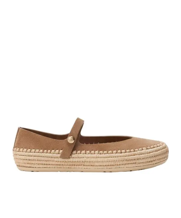 Loewe Rio Mary-jane - Dark Beige