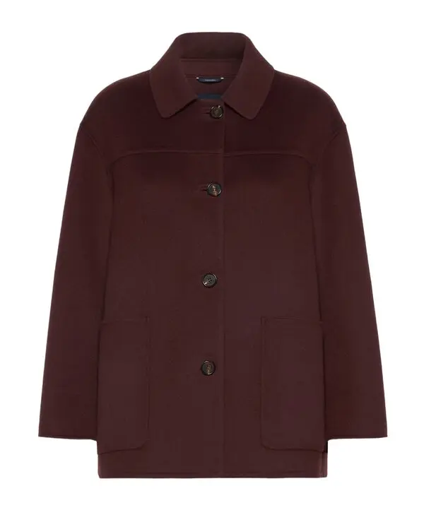 Max Mara Giugno Coat - Deep Red
