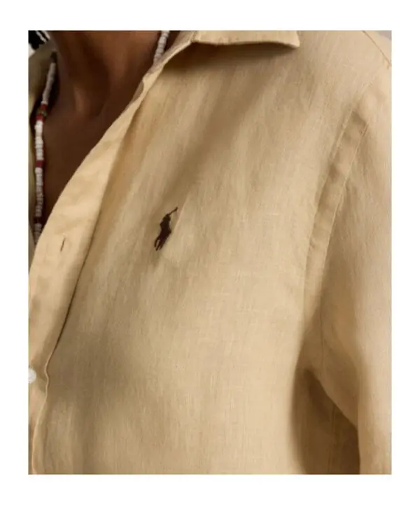 Polo Ralph Lauren Embroidered Pony Linen Shirt