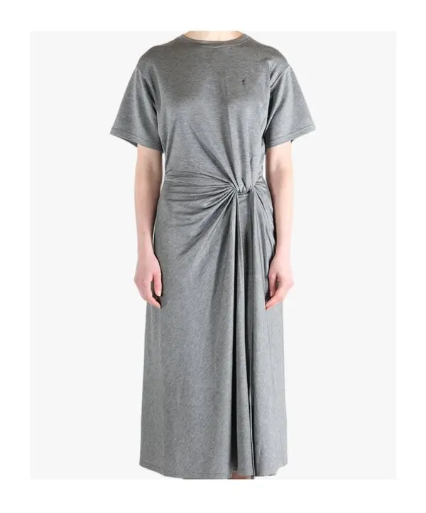 Polo Ralph Lauren Twisted Crewneck Midi Dress