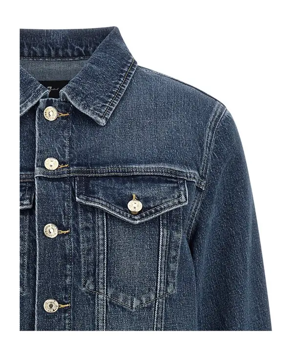 7 For All Mankind Long-sleeve Denim Jacket