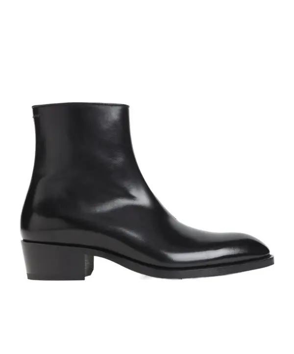 TOM FORD Pointed-toe Ankle Boots - Black