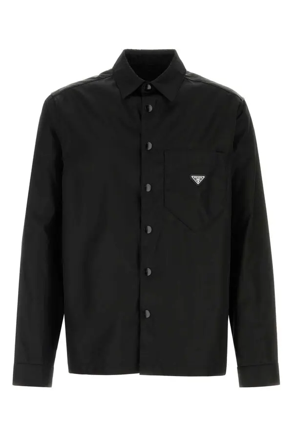 Prada Re-nylon Shirt - Black