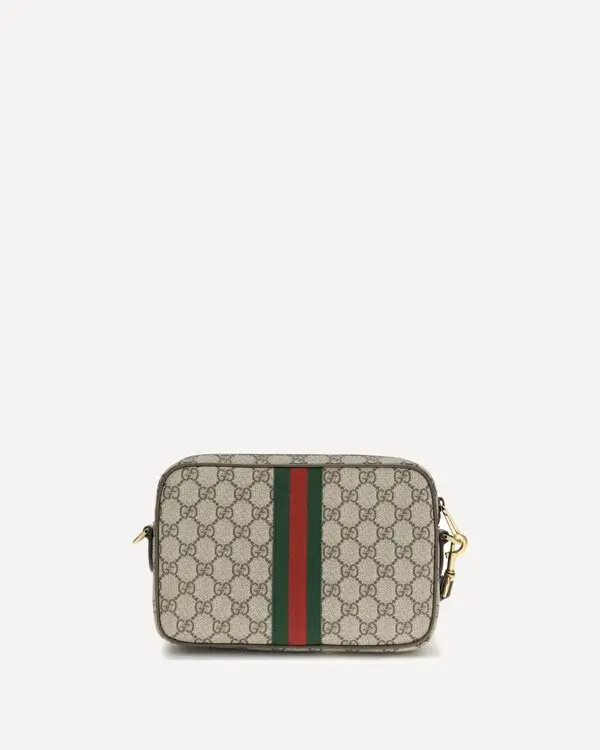 Gucci Ophidia Small Shoulder Bag - Beige