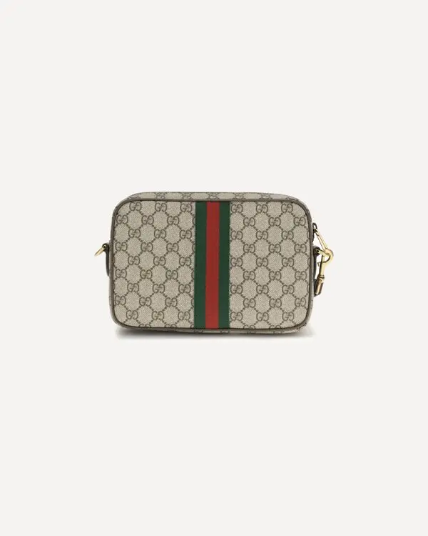 Gucci Ophidia Small Shoulder Bag - Beige