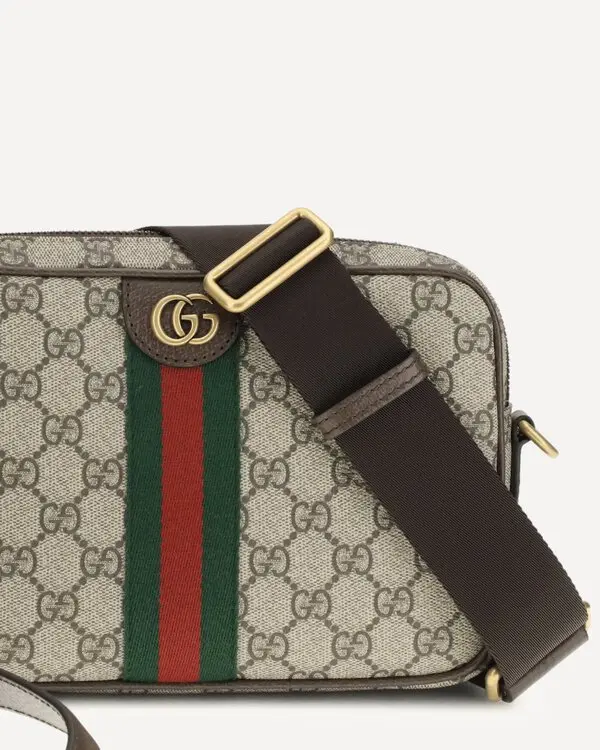 Gucci Ophidia Small Shoulder Bag - Beige