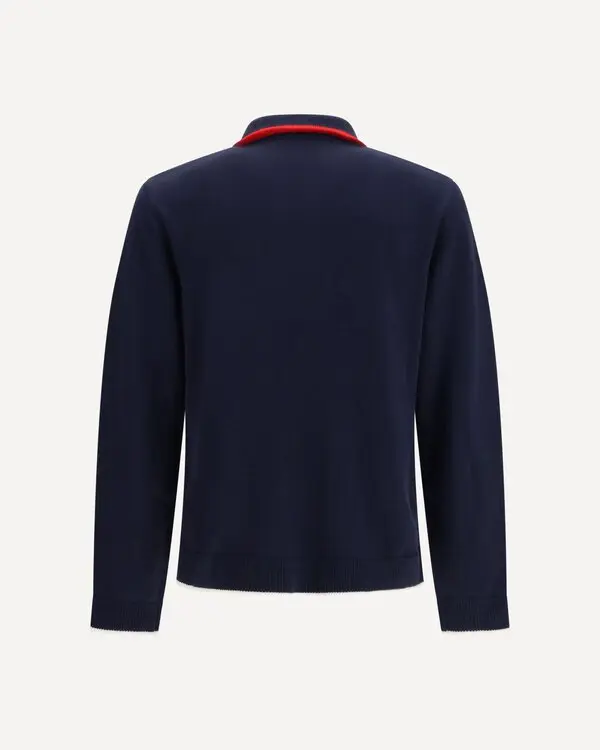 Casablanca Merino Wool Zip-up Sports Jacket