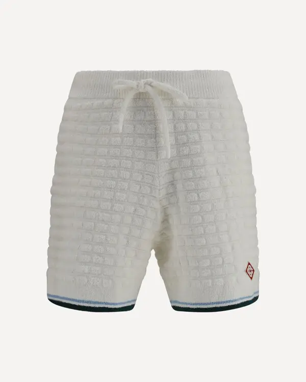 Casablanca Bouclé Tennis Shorts