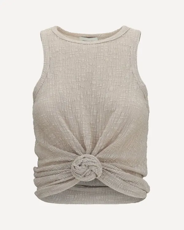 Magda Butrym Crêpe Top With Knot