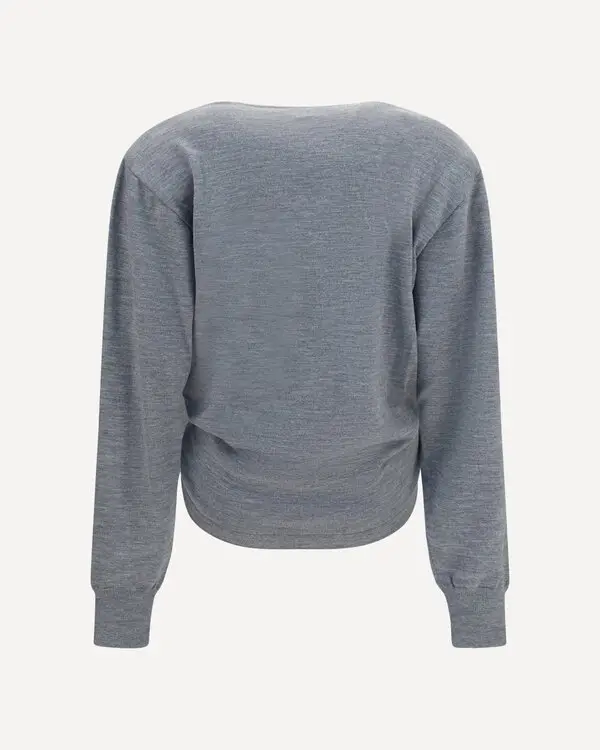 Magda Butrym Long-sleeve Knot T-shirt
