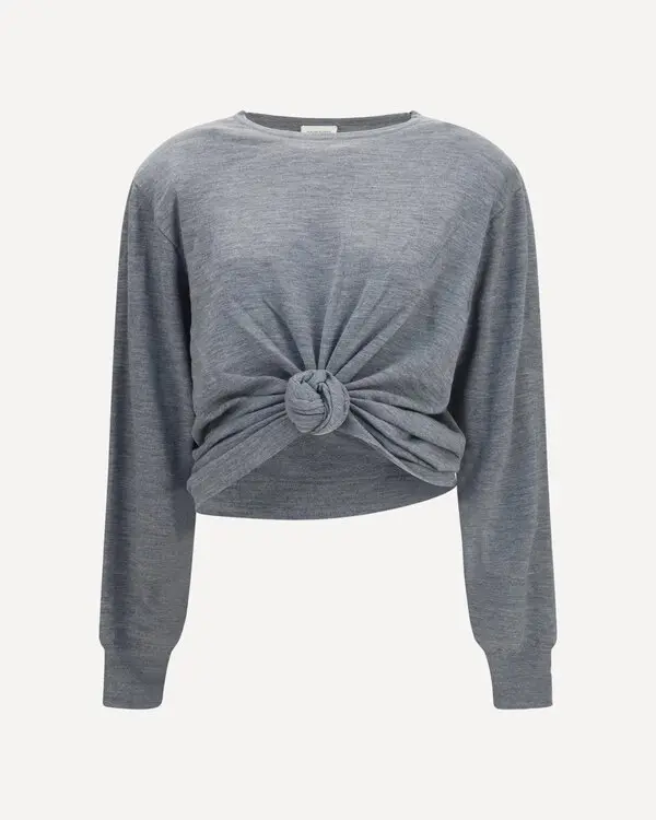 Magda Butrym Long-sleeve Knot T-shirt