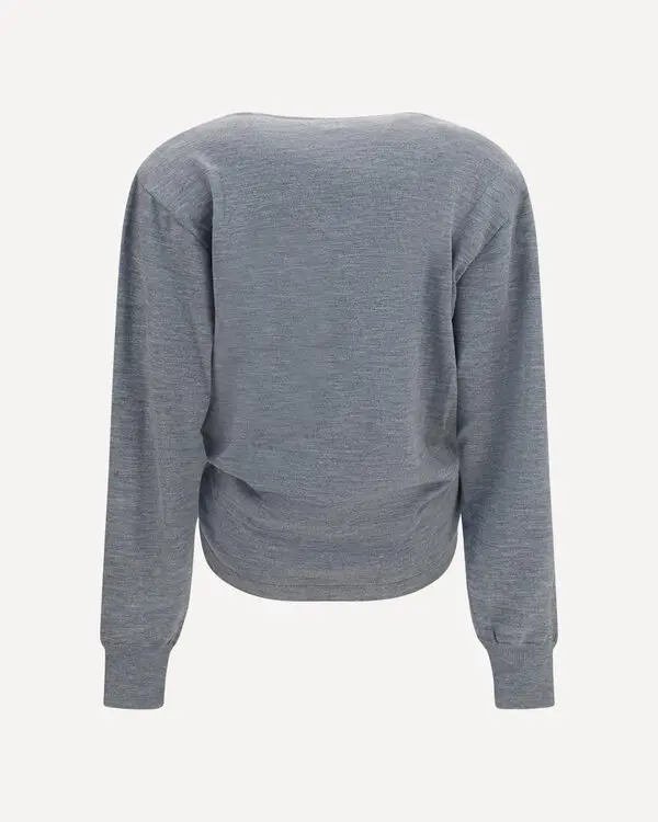 Magda Butrym Long-sleeve Knot T-shirt