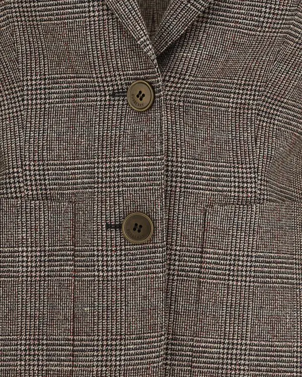 Burberry Single-breasted Wool And Linen Blazer
