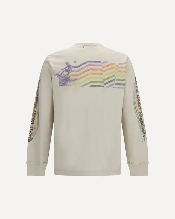 GOLDEN GOOSE Long Sleeve Printed Sweatshirt