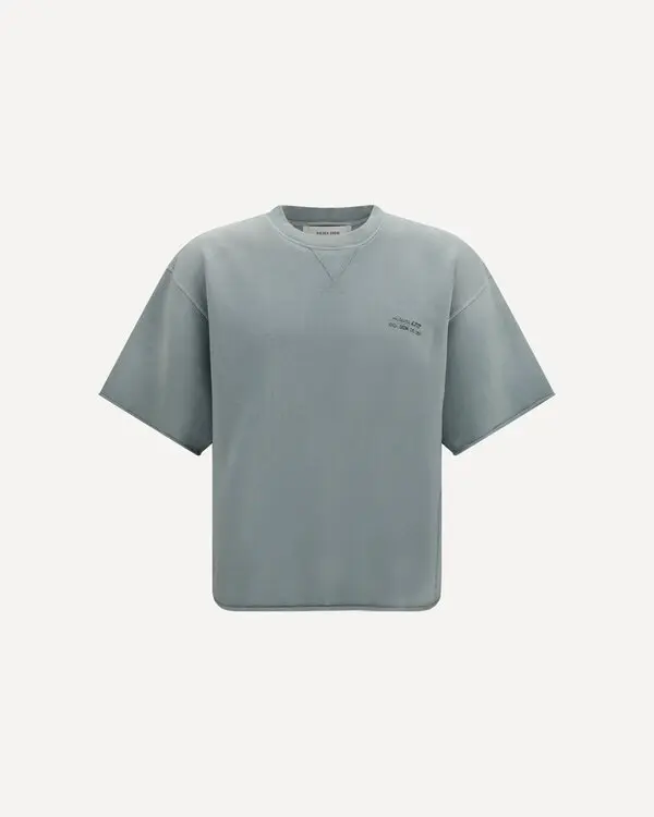 GOLDEN GOOSE Short-sleeve Sweatshirt With Back Graphic