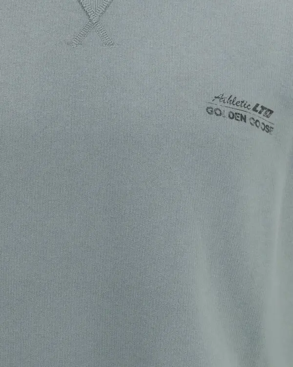 GOLDEN GOOSE Short-sleeve Sweatshirt With Back Graphic