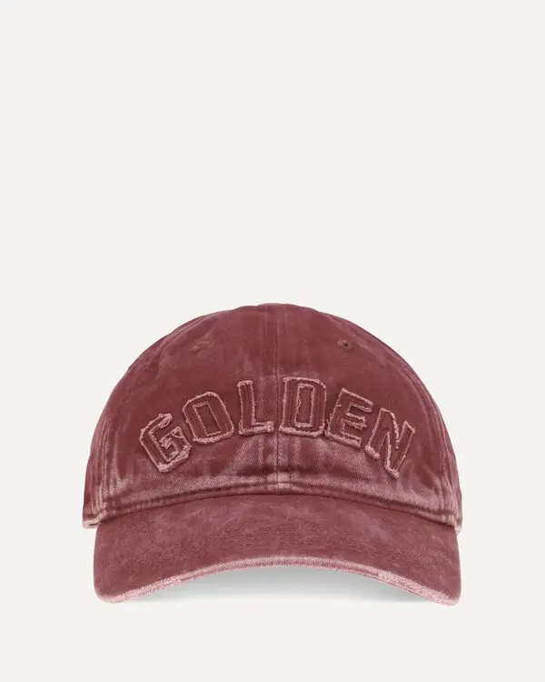 GOLDEN GOOSE Journey Baseball Cap - Bordeaux