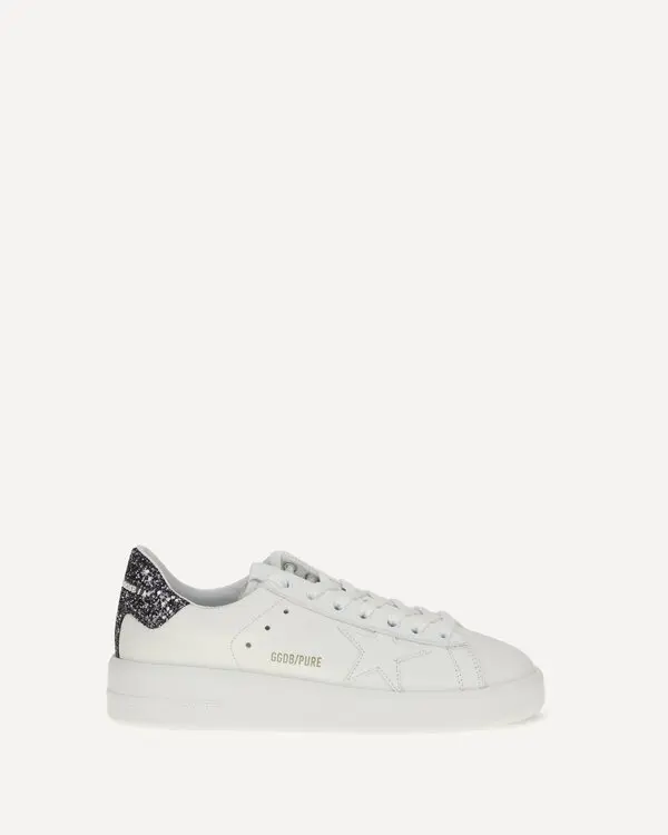 GOLDEN GOOSE Pure Star Leather Sneakers - White