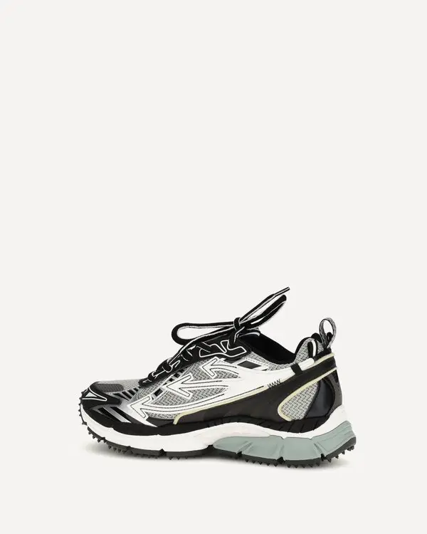 Off-White Be Right Back" Lace Up Sneakers - Grey