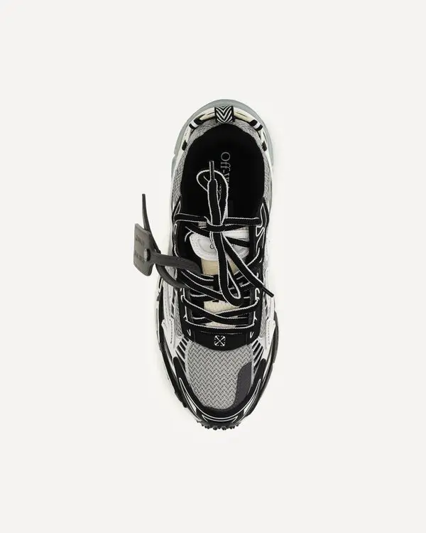 Off-White Be Right Back" Lace Up Sneakers - Grey